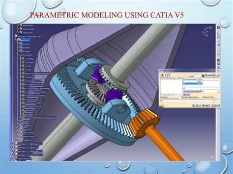 parametric modeling kinematic simulation and fea of differential gear