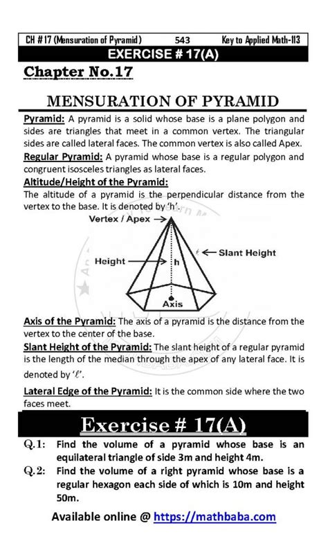 exercise 17 a