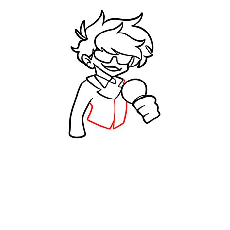 How To Draw EX Bob From FNF Vs Bob And Bosip SketchOk