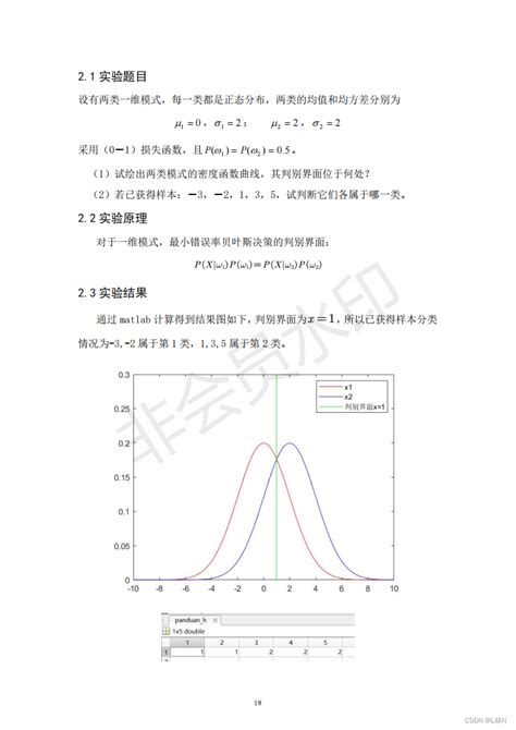 Matlab 模式识别导论（齐敏）课后题22；24；36；37；43；4 5； 51； 52模式识别及matlab实现答案 Csdn博客