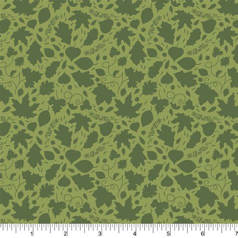 Ph0247 Leafy Greens Everyday Grateful By Mindfulnice For Phoebe Fabrics