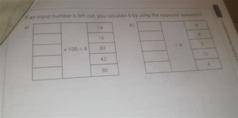 solved f an input number is left out you calculate it by using the