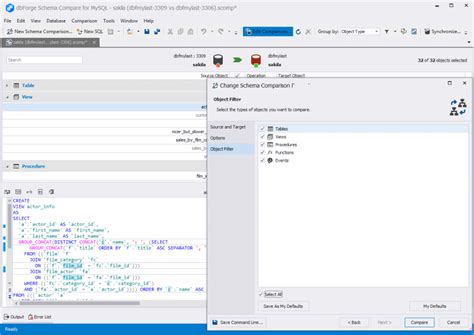 Dbforge Schema Compare For Mysql 10046 Database Management Software