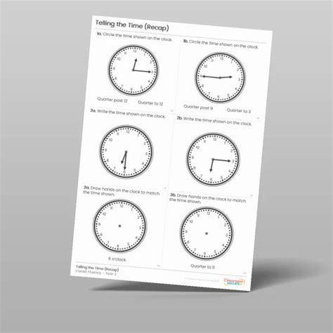 Year 3 Telling The Time Varied Fluency Resource | Classroom Secrets
