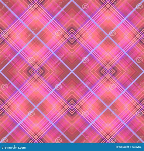 Red Checkered Seamless Pattern Design Stock Illustration Illustration Of Seamless Geometric