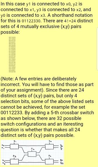 A 2x2 Crossbar Switch With Inputs W1 Wo Outputs V1