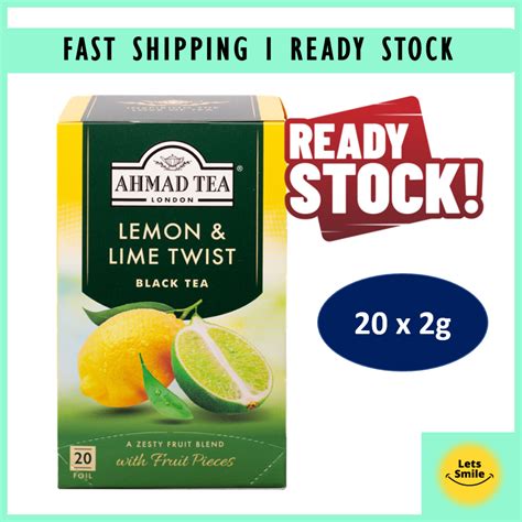 Ahmad Tea Lemon And Lime Twist 20 X 2g Shopee Malaysia