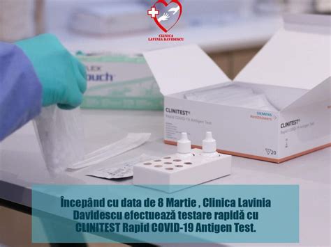 Testare RapidĂ Cu Clinitest Rapid Covid 19 Antigen Test Clinica