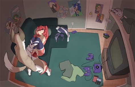 Rule 34 3ds Biting Lip Breasts Canine Clothing Cum Cum In Pussy Cum