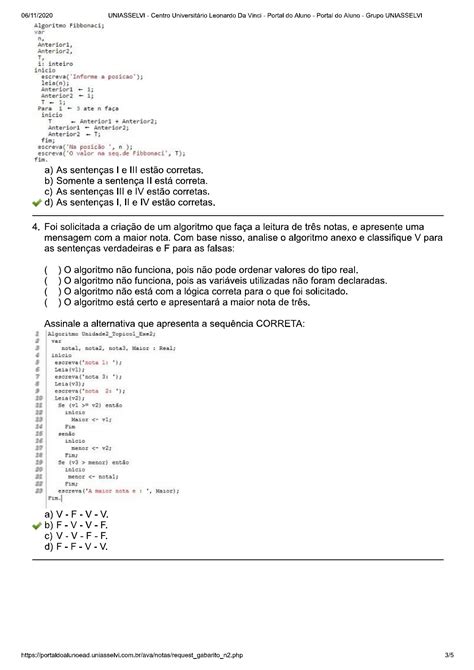 prova 2 algoritimo algoritmo e programação