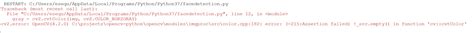 Opencv In Python Gives Error Src Empty In Function Cv Cvtcolor Stack Overflow