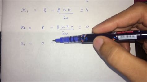 Linear Programming Simplex Method In Hindi Youtube