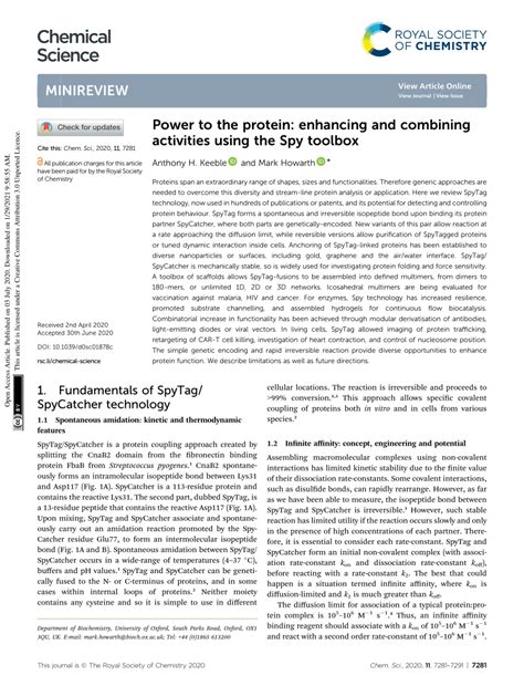 Pdf Power To The Protein Enhancing And Combining Activities Using
