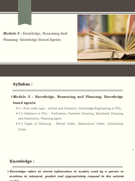 knowledge reasoning and planning pdf interpretation logic first