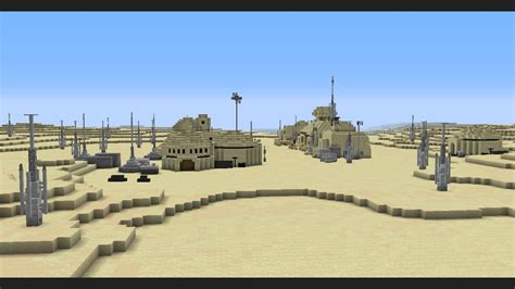 Minecraft Trifft Star Wars Tatooine Von Reddit User Vistachess