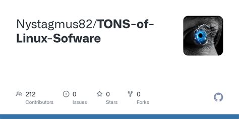GitHub Nystagmus82 TONS Of Linux Sofware