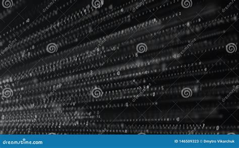 Binary Code Abstract Technology Background Big Data Coding Or Hacker