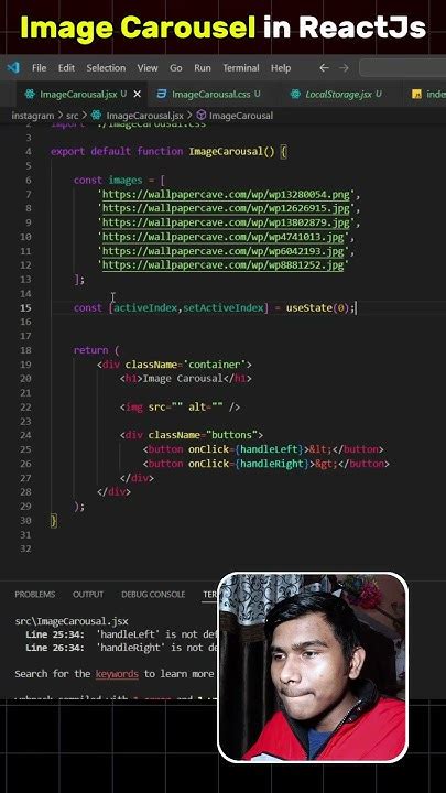 React Coding Interview Question Image Carousal 🔥 React Coding Youtube