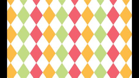 Learn How To Make A Diamond Pattern In Illustrator Youtube