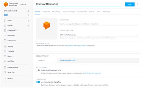 how to bring your dialogflow chatbot to chatwoot user guide