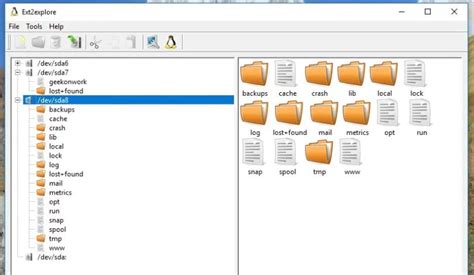 cara mengakses linux ext2 atau ext3 di windows