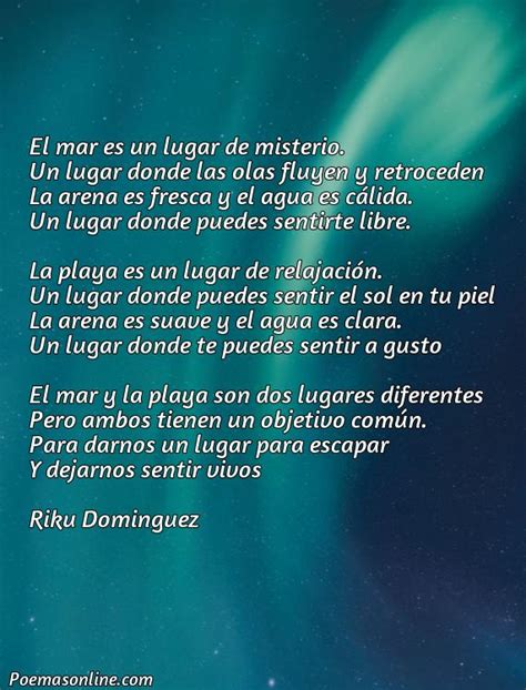 Poemas Sobre La Playa Y Mar Poemas Online
