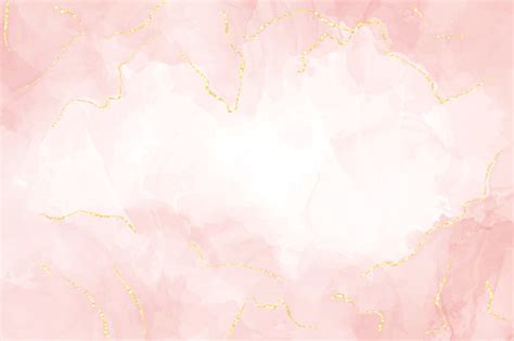 금선이 있는 추상먼지 홍당무 액수채색 배경 파스텔 장미 대리석 알코올 잉크 그리기 효과와 황금 호일 균열 결혼 초대를 위한 벡터 일러스트 디자인 배경 주제에 대한 스톡 벡터