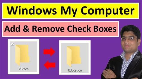 Add Or Remove Checkboxes On Folders And Icons Inside File Explorer In Windows Youtube