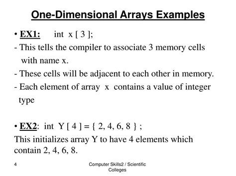 Ppt Arrays Powerpoint Presentation Free Download Id6492219