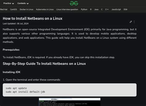 mohamed abdul rahman s on linkedin geeksforgeeks firstarticle contentwriting linux netbeans