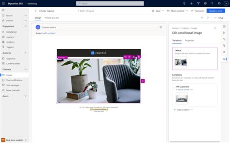 조건부 콘텐츠를 사용하는 방법 Dynamics 365 Customer Insights Microsoft Learn