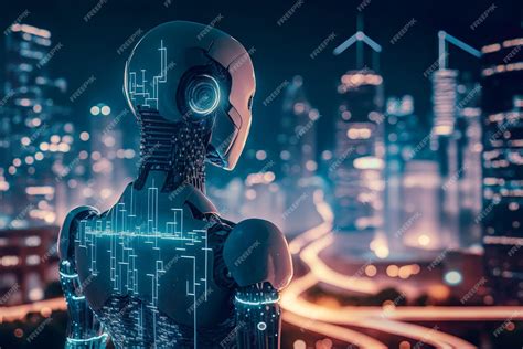 로봇 시스템 인공 지능이 있는 스마트 시티 채팅 Gpt 챗봇 Ai Openai에서 개발한 스마트 Ai 또는 인공 지능 챗봇과