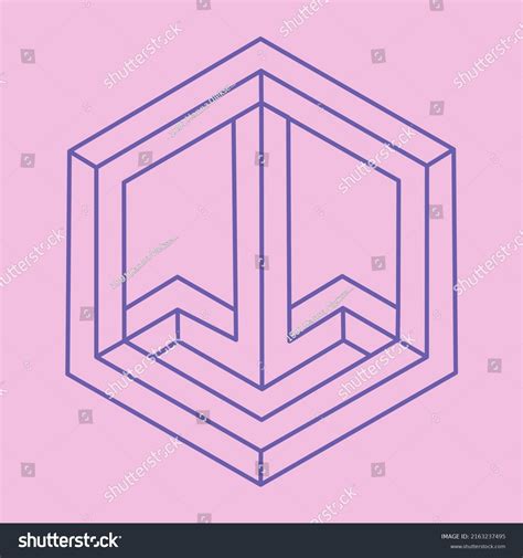 Impossible Shapes Optical Illusion Logo Vector 库存矢量图（免版税）2163237495 Shutterstock
