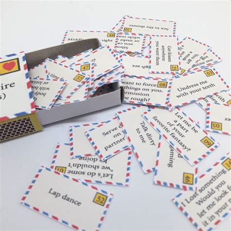 Tiny Sex Coupons Naughty Cards Matchbox For Boyfriend Etsy