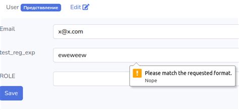 For Users Only Regex Match And Min Max Lengths Are Not Validated · Issue 1396 · Saltcorn
