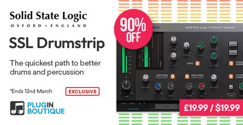 Solid State Logic Ssl Native Drumstrip Mixing Month Sale Exclusive 90 Off🚀 R Plugindeals
