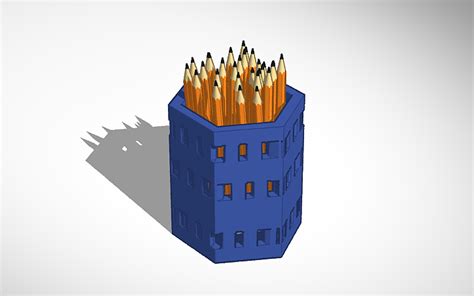 3d Design My Pencil Case Tinkercad