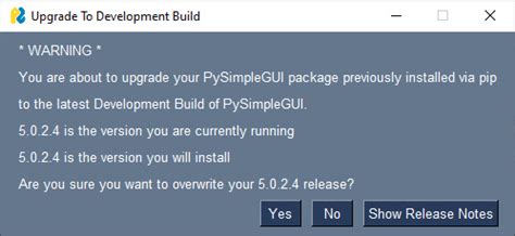 Upgrading PySimpleGUI PySimpleGUI Documentation