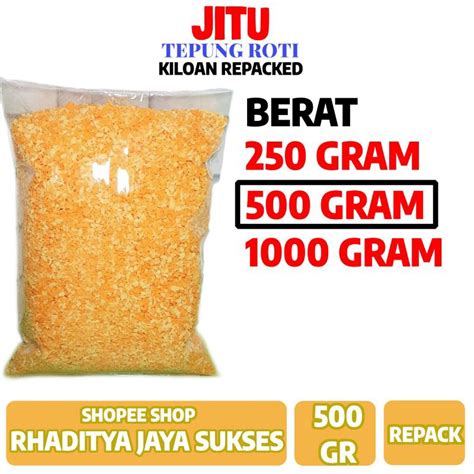 Jual Tepung Roti Cap Jitui 500 Gr Repacked Shopee Indonesia