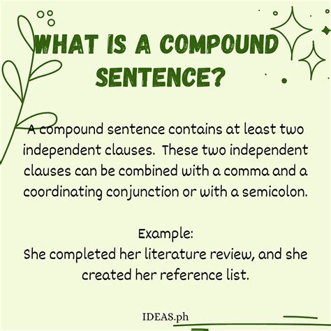 What Is A Compound Sentence