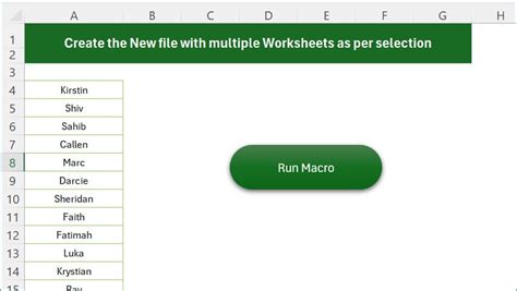 Macro To Create Multiple Worksheets From Selection PK An Excel Expert
