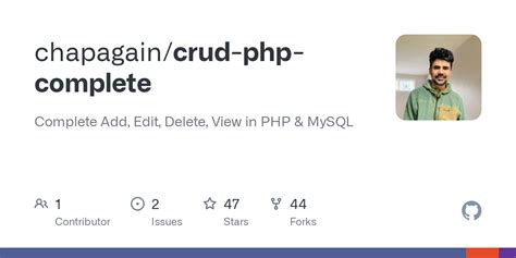 GitHub Chapagain Crud Php Complete Complete Add Edit Delete View In PHP MySQL