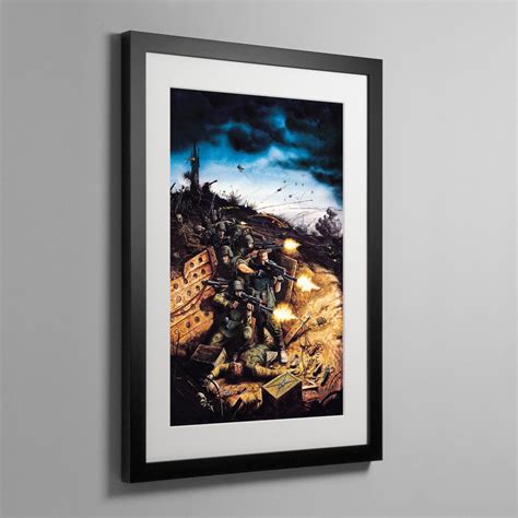 Classic Imperial Guard Codex Cover Art Print Warhammer 40k Warhammer Art