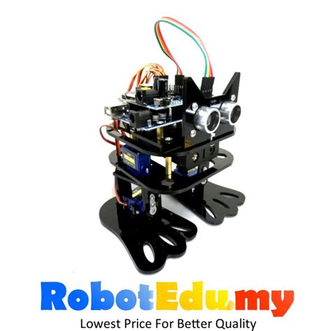 Arduino UNO DIY DOF Feet Humanoid Robot Dancing Robot Obstacle Avoiding Robot