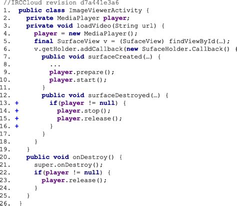 A Resource Leak Involving Complex Widget Lifecycle Download Scientific Diagram