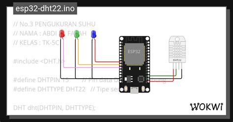 No 3 Pengukuran Suhu Abdi Al Fatah Tk 5c Wokwi Esp32 Stm32 Arduino Simulator