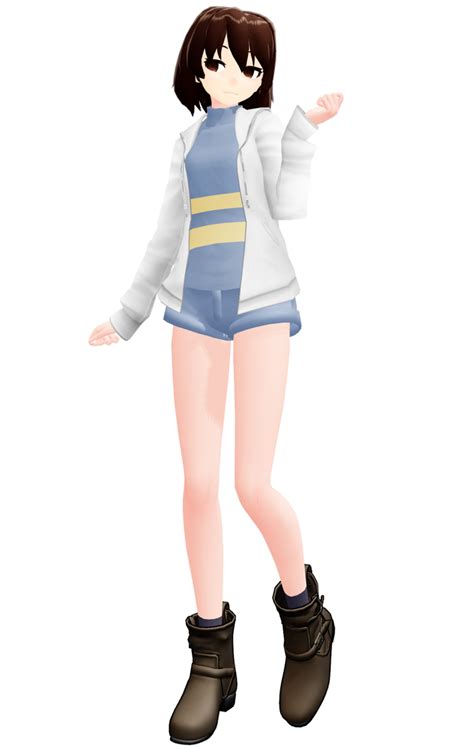 Mmd Model Frisk Bersertale [dl ] By Poi789 On Deviantart