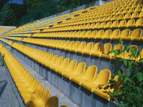 Premium Photo Row Of Yellow Structure