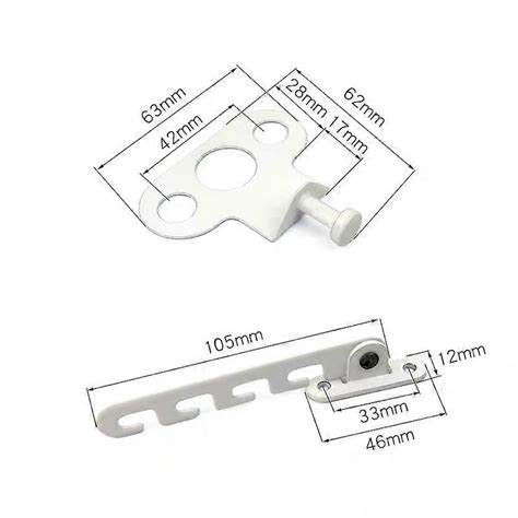 2 Pcs Casement Window Restrictor White Window Restrictor Window