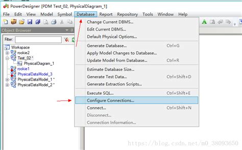 从sqlserver数据库导入powerdesigner实体模型（可以是其他数据库比如oracle等）powerdesigner链接